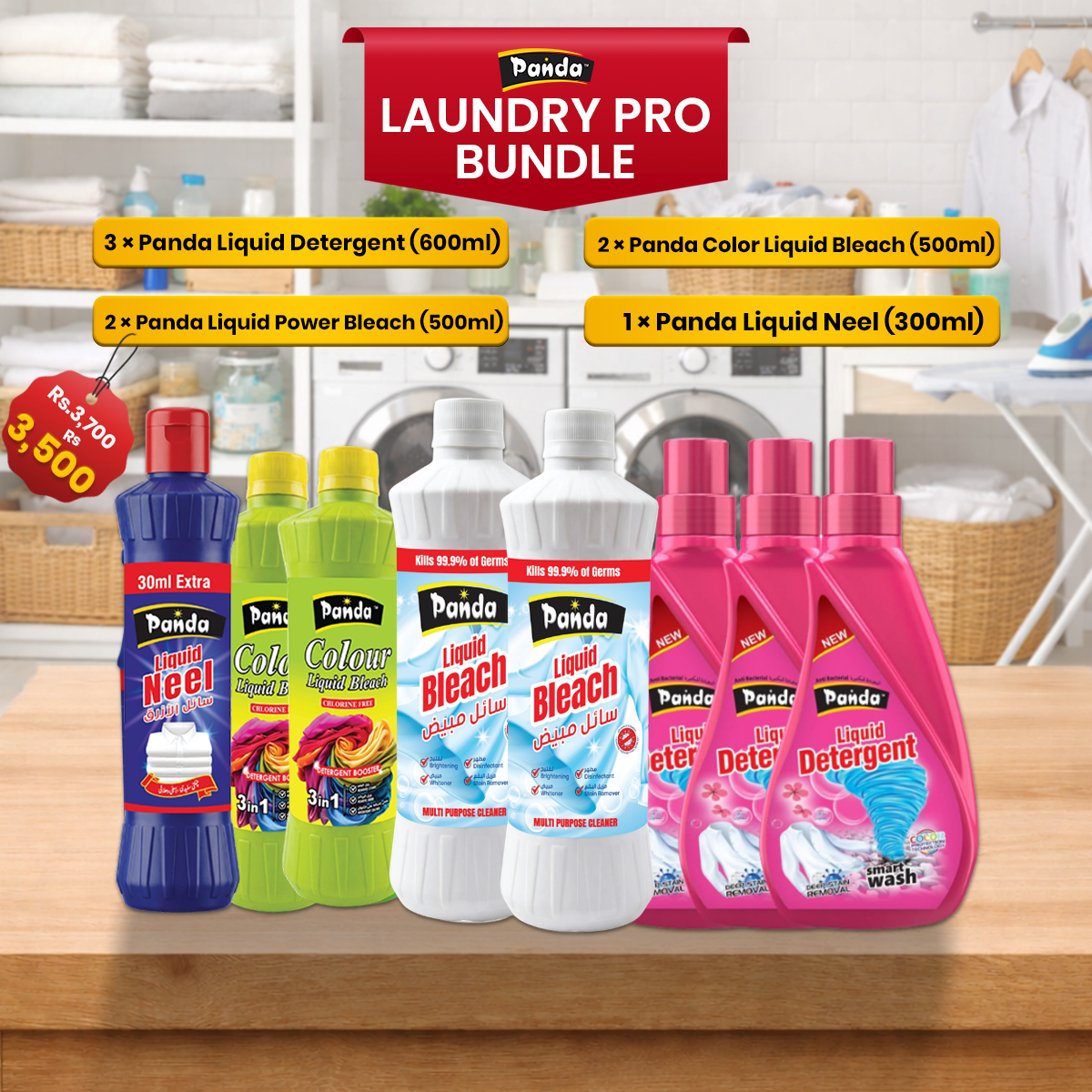 Panda Laundry Pro | Advanced Laundry Cleaning Combo – Panda Industries